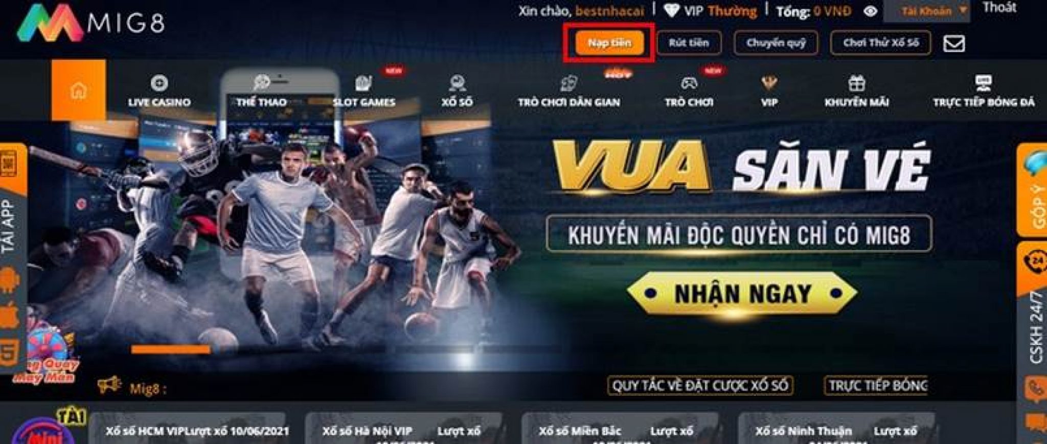 Hướng dẫn cách đăng ký Mig8 chi tiết, chính xác nhất